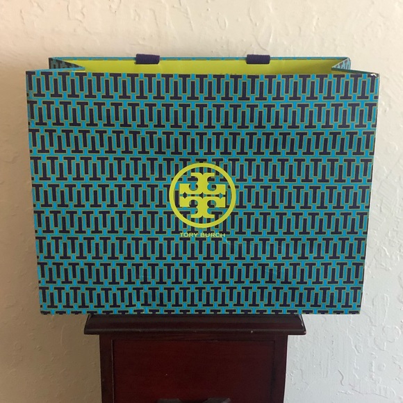 Tory Burch | Bags | Tory Burch Purple Fabric Strap Gift Bag | Poshmark